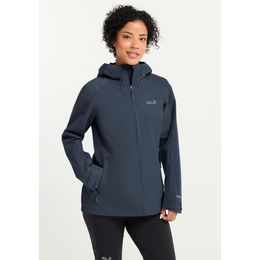 Jack Wolfskin Damen Funktionsjacke "WILDBOUND 2L JKT W"midnight sky, Gr. XS, Obermaterial: 100% Polyester. Futter: 100% Polyester, Jacken,
