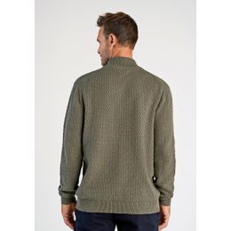 Bison Herren Troyer "Troyer Comfort Fit"army, Gr. L, unifarben, Obermaterial: 70% Baumwolle, 30% Polyester, Pullover