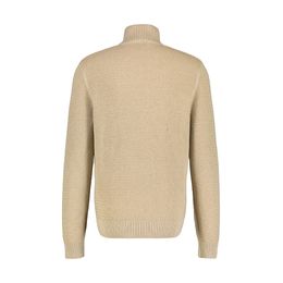 Lerros Herren Strickpullover "Strickpullover mit Rei&szlig;verschlusskragen", beige, Gr. 6XL, 100% Baumwolle, Pullover