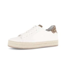 Gabor Damen Sneaker "Sneaker low", Gr. 35, wei&szlig;, Schuhe