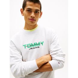 Tommy Jeans Herren Sweatshirt "TJM REGULAR CREW NECK"ice grau heather, Gr. 4XL, unifarben, Sweatware, Obermaterial: 100% Baumwolle, Sweatshirts