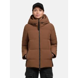Khujo Damen Steppjacke "Fanc2-YM", braun, Basic, Gr. L, Obermaterial: 90% Polyester, 10% Elasthan; Futter: 100% Nylon; Wattierung: 100% Polyester,