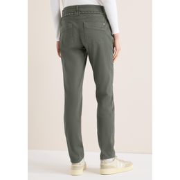 Cecil Damen Cargohosesea weed khaki, Gr. 32, unifarben, Web, Obermaterial: 98% Baumwolle, 2% Elasthan. G&uuml;rtel: 98% Baumwolle, 2% Elasthan, Hosen, aus