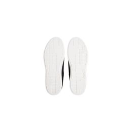 Calvin Klein Herren Sneaker "LOW PROF CUPSOLE SU", Gr. 42, schwarz-wei&szlig;, Veloursleder, unifarben mit Farbeinsatz, Schuhe, Schn&uuml;rschuh, Halbschuh,