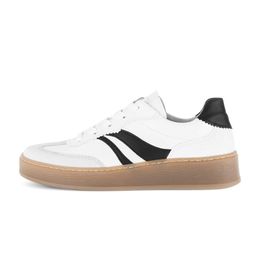 Gabor Damen Sneaker "Sneaker low", Gr. 36, schwarz-wei&szlig;, Schuhe