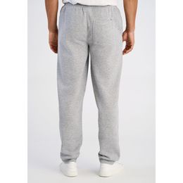 LINDBERGH Herren Jogginghose "Jogginghose Relaxed Fit", grau, Gr. M, meliert, Obermaterial: 60% Baumwolle, 40% Polyester, Hosen
