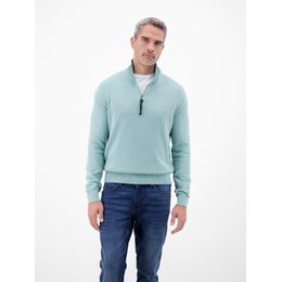 Lerros Herren Sweatshirt "Troyer in Strukturqualit&auml;t", gr&uuml;n, Gr. XXL, 100% Baumwolle, Sweatshirts, Herrensweatshirt aus 100% Baumwolle &