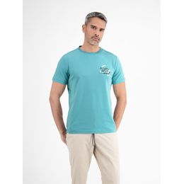 Lerros Herren T-Shirt "Herren T-Shirt in weicher Jerseyqualit&auml;t", blau, Gr. L, 100% Baumwolle, Shirts