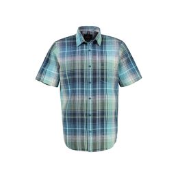 Lerros Herren Kurzarmhemd "Sommerliches Karohemd in &Uuml;bergr&ouml;&szlig;en", bunt, Gr. XXXL, 71% Baumwolle, 29% Leinen, Hemden