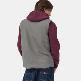 Santa Cruz Herren Kurzweste "CLASSIC LABEL VEST", grau, Gr. M, Obermaterial: 100% Baumwolle, Westen, aus Baumwolle, sportlicher Stil, leichtes Design