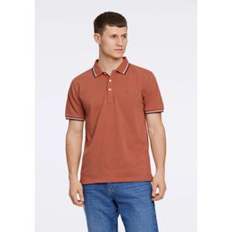 LINDBERGH Herren Poloshirt "Poloshirt Relaxed Fit"rot clay, Gr. S, unifarben, Obermaterial: 100% Baumwolle, Shirts