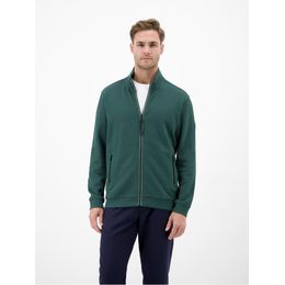 Lerros Herren Sweatjacke "Jacke aus Baumwollmix mit Taschen"soft teal, Gr. M, 90% Baumwolle, 10% Polyester, Sweatjacken