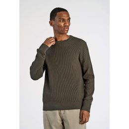 Junk De Luxe Herren Strickpullover "Strickpullover Relaxed Fit", braun, Gr. XXL, unifarben, Obermaterial: 100% Baumwolle, Pullover