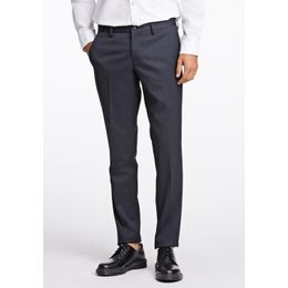 Junk De Luxe Herren Anzughose "Anzughose Slim Fit", blau, Gr. 48, unifarben, Obermaterial: 54% Polyester, 44% Wolle, 2% Elasthan, Hosen