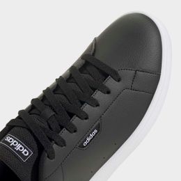 Herren Sneaker "COURT", adidas Sportswear, Gr. 41, schwarz-wei&szlig;, Synthetik, Schuhe, inspiriert vom Design des adidas stan smith