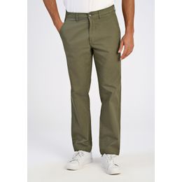 LINDBERGH Herren Chinos "Chinos Relaxed Loose Fit", gr&uuml;n, Gr. 32, unifarben, Obermaterial: 98% Baumwolle, 2% Elasthan, Hosen