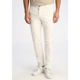 Junk De Luxe Herren Chinos "Chinos Slim Fit", wei&szlig;, Gr. 38, unifarben, Obermaterial: 98% Baumwolle, 2% Elasthan, Hosen