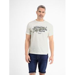 Lerros Herren T-Shirt "Herren Jersey T-Shirt mit Brustprint", wei&szlig;, Gr. XXXL, 100% Baumwolle, Shirts