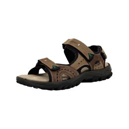 Grisport Herren Sandale "Sandalen Grisport Sandale braun", Gr. 44, braun, Obermaterial: 100% Rindnubukleder CNU., Schuhe