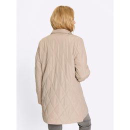 Classic Basics Damen Langjacke, beige, Gr. 52, unifarben, 100% Polyester, Wattierung:100% Polyester, Jacken