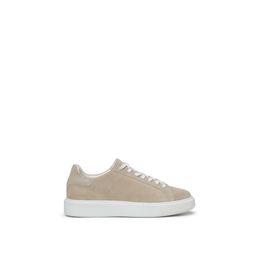 Marc O'Polo MARC O'POLO Herren Sneaker "aus weichem Velours-Rindleder", Gr. 45grau silk, Obermaterial: 100% Leder, unifarben, Schuhe