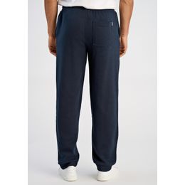 LINDBERGH Herren Jogginghose "Jogginghose Relaxed Fit", blau, Gr. XS, meliert, Obermaterial: 60% Baumwolle, 40% Polyester, Hosen