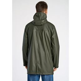 LINDBERGH Herren Regenjacke "Regenmantel Relaxed Fit", gr&uuml;n, Gr. XXL, unifarben, Obermaterial: 100% Polyurethan, Jacken