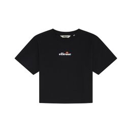 Ellesse M&auml;dchen T-Shirt "PINEROLO TEE", schwarz, Gr. 128, Obermaterial: 100% Baumwolle, Shirts, mit Rundhalsausschnitt, Kurzarm-Design, aus