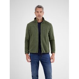 Lerros Herren Sweatjacke "Polar-Fleece Jacke, sportiv"nordic olive, Gr. XXXL, 100% Polyester, Sweatjacken