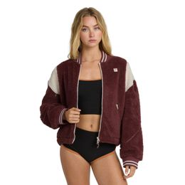 Billabong Damen Fleecejacke "Batter", braun, Gr. L, Obermaterial: 100% Polyester., Jacken