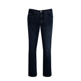 Stooker Men Herren 5-Pocket-Jeans "Frisco Thermo Straight Fit Jeans", blau, Gr. 33, Denim/Jeans, 63% Baumwolle, 34% Polyester, 3% Elasthan, Jeans,