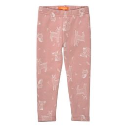 STACCATO M&auml;dchen Thermoleggings, rosa, Gr. 104, bedruckt, Oberstoff: 65% Polyester, 30% Baumwolle, 5% Elasthan., Hosen, mit Allover-Print
