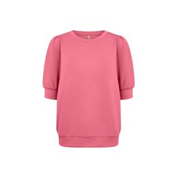 Strickpullover soyaconcept "Soya Concept Sweater SC", Damen, Gr. S, 4390 rapture rose, Obermaterial: 48% Modal, 48% Polyester, 4% Elasthan, Pullover Strickpullover
