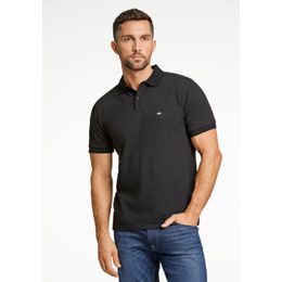 LINDBERGH Herren Poloshirt "Poloshirt Relaxed Fit", schwarz, Gr. S, unifarben, Obermaterial: 100% Baumwolle, Shirts