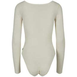 Urban Classics Damen Langarmshirt "Urban Classics Damen Ladies Organic Longsleeve Body", beige, Gr. XXL, unifarben, 95% Baumwolle, 5% Elasthan, Shirts