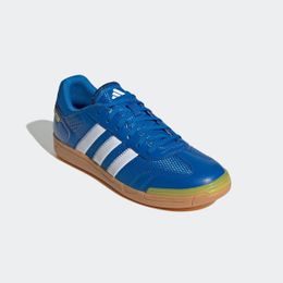 Damen Hallenschuh "SPEZIAL LIGHT", adidas Performance, Gr. 44, blau, Synthetik, Textil, Schuhe, Handballschuh