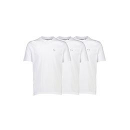 Bison Herren Kurzarmshirt "T-Shirt (Kurzarm) Comfort Fit", wei&szlig;, Gr. XXXL, unifarben, Obermaterial: 100% Baumwolle, Shirts