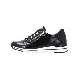 Remonte Damen Sneaker "Remonte Sneaker Leder", Gr. 38, schwarz-wei&szlig;, Leder, Schuhe