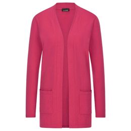 GOLDNER Damen Strickjacke "Elegante Strickjacke mit Kaschmir", rot, Gr. 44, Obermaterial: 95% Baumwolle CO. 5% Kaschmir WS., Strickjacken, mit