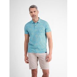 Poloshirt Lerros "Poloshirt mit Stretchanteil", Herren, Gr. S, coastal blau, 95% Baumwolle, 5% Elasthan, ohne Ausschnitt, Shirts
