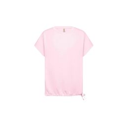 soyaconcept Damen Kurzarmhemd "Soya Concept T-shirt SC"4120 rose, Gr. XS, Obermaterial: 48% Modal, 48% Polyester, 4% Elasthan, Hemden