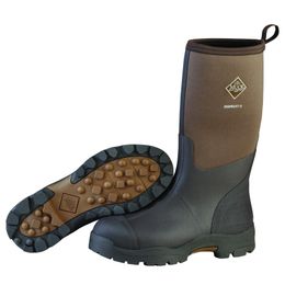 Muck Boots Damen Gummistiefel "Stiefel DWT-900 Muckboot Derwent II", Gr. 12, braun, Obermaterial: 100% Neopren neoprene., Schuhe