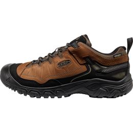 Keen Herren Wanderschuh "TARGHEE IV WP", Gr. 43, braun, Leder, Textil, Schuhe, Outdoorschuh aus Premium Leder,wasserdicht und atmungsaktiv