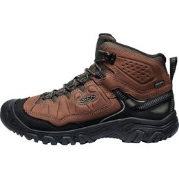 Keen Herren Wanderschuh "TARGHEE IV MID WP", Gr. 42bison, brindle, Leder, Textil, Schuhe, wasserdicht