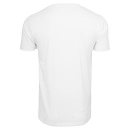 MisterTee Herren T-Shirt "MisterTee Herren Peace & Freedom Tee"wei&szlig;, Gr. XS, unifarben, 100% Baumwolle, Shirts