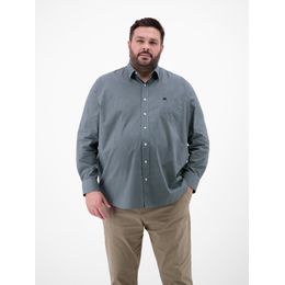 Lerros Herren Langarmhemd "Langarmhemd mit Kentkragen aus 100% Baumwolle"arctic blau, Gr. 6XL, 100% Baumwolle, Hemden