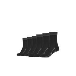 Mustang Damen Socken, Gr. 39schwarz, Baumwollmischung, Socken, mit verst&auml;rktem Fersen- und Zehenbereich
