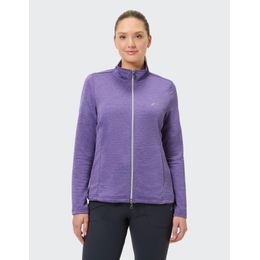 Joy Sportswear Damen Trainingsjacke "D SWEATJACKE PEGGY"cadmium violet meliert, Gr. 42, Obermaterial: 100% Polyester, Jacken
