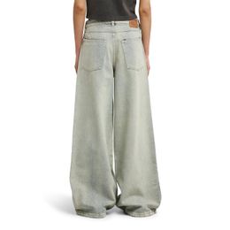 Element Damen Weite Jeans "365 Wide"ash bleach wash, Gr. 30, Obermaterial: 75% Baumwolle, 25% Baumwolle., Jeans