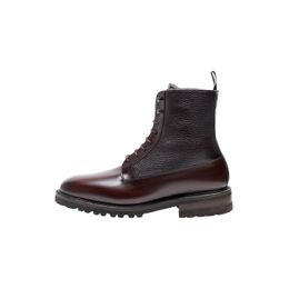 Henry Stevens Herren Schn&uuml;rboots "Winston PDB5", Gr. 41, schwarz, Hirschleder und Kalbsleder, Schuhe
